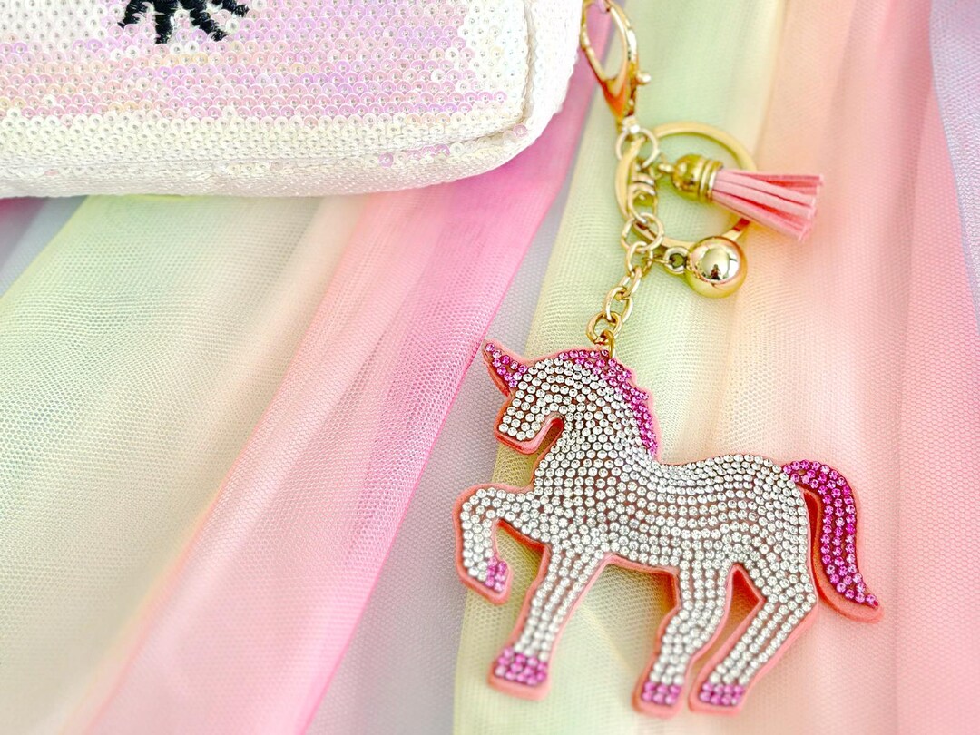 Crystal Rhinestone Sparkly Keychain/bag Pack Hang/purse Hang/mobile Tag ...