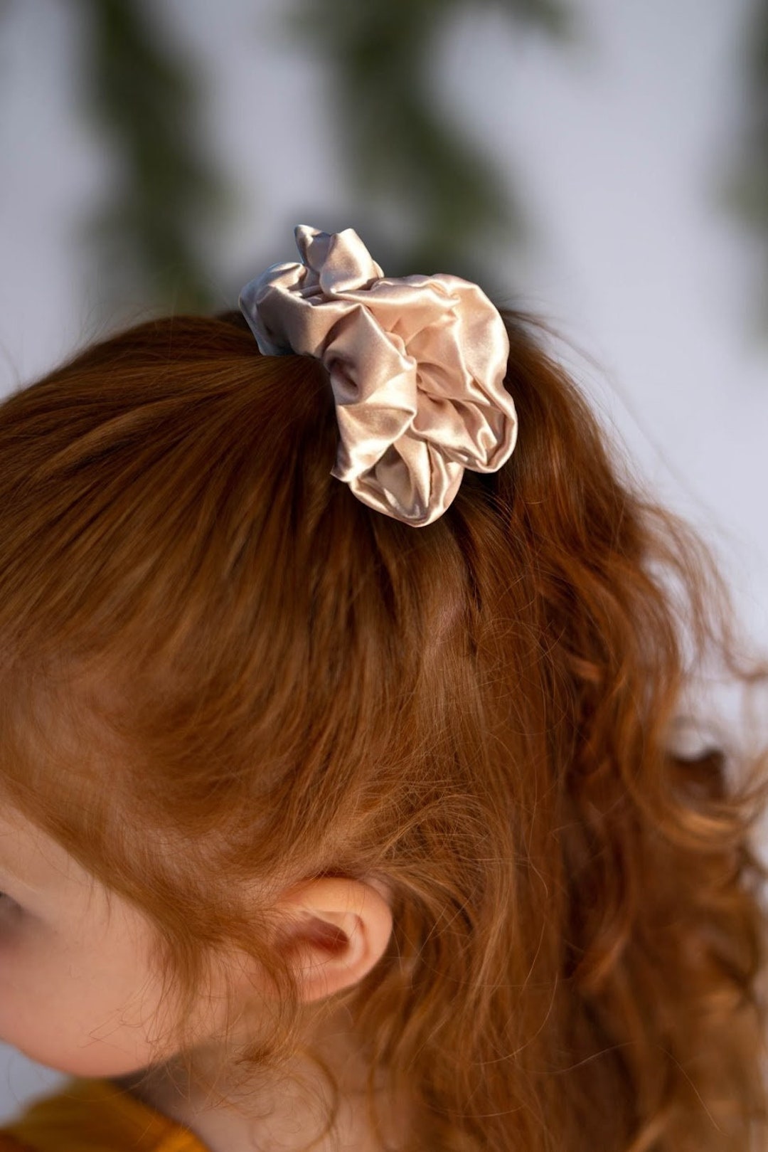Luxury Silk Hair Scrunchies for Mom and Baby - 100% Mulberry Real 22 MM ...