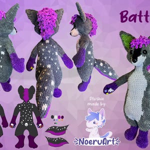 CUSTOM 1-5 Colors | Crochet Plushie Fursona | Amigurumi Furry - Etsy