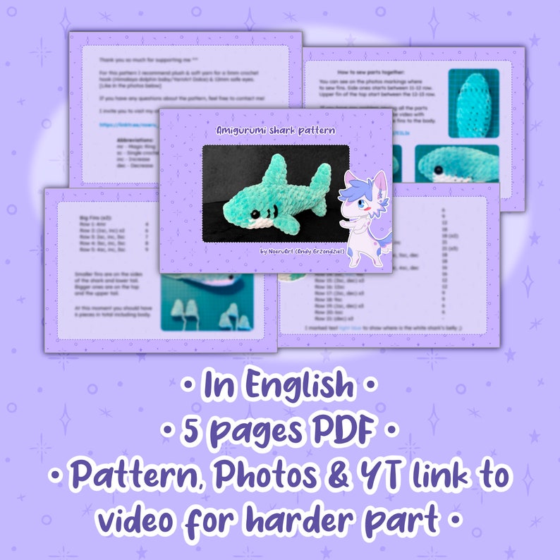 Crochet Shark PDF Pattern PDF File - Etsy