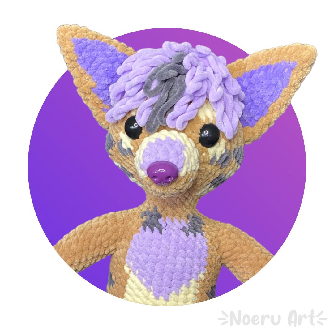 Crochet Plushie Fursona 5-8 Colors Custom Amigurumi Furry - Etsy
