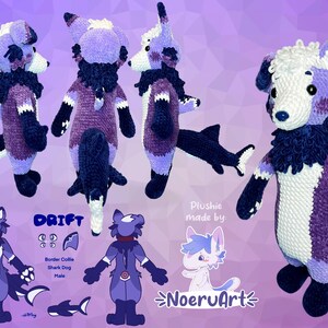 CUSTOM 1-5 Colors | Crochet Plushie Fursona | Amigurumi Furry - Etsy