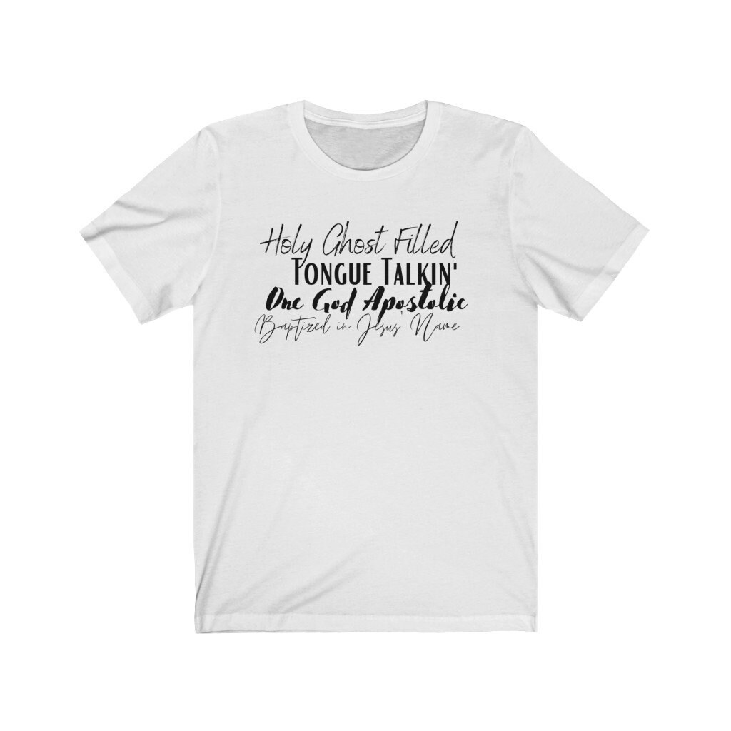 Apostolic Pentecostal Graphic Tee Christian T Shirts Holy Etsy