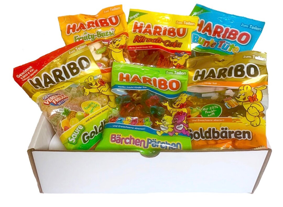 Haribo Box Filled With Original German Haribo Items Made in - Etsy