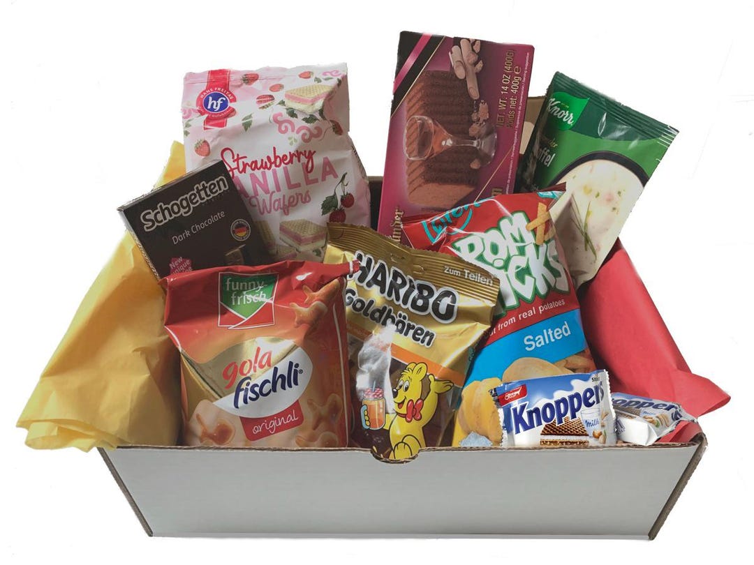 German Snack Box Filled With Real German Food Items - 8-9 Count - Etsy