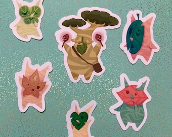 Legend of Zelda Korok Terrarium Sticker Set Waterproof Vinyl Stickers ...