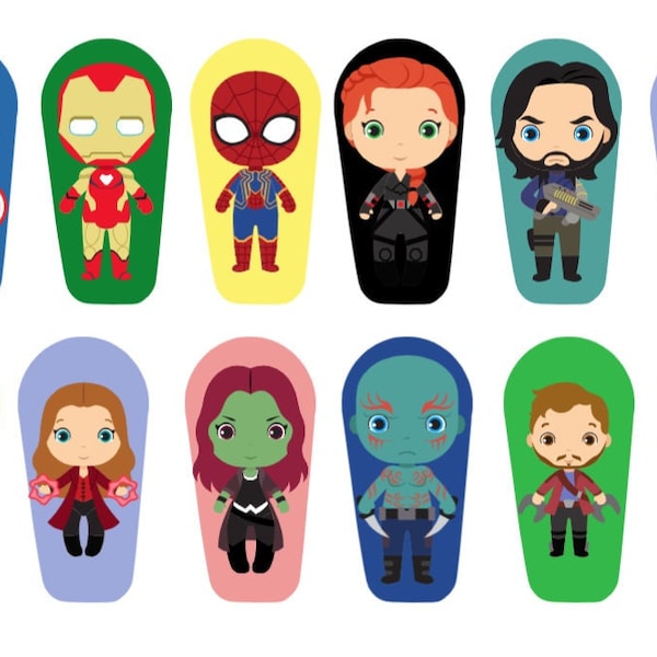 Superhero Decals - Etsy
