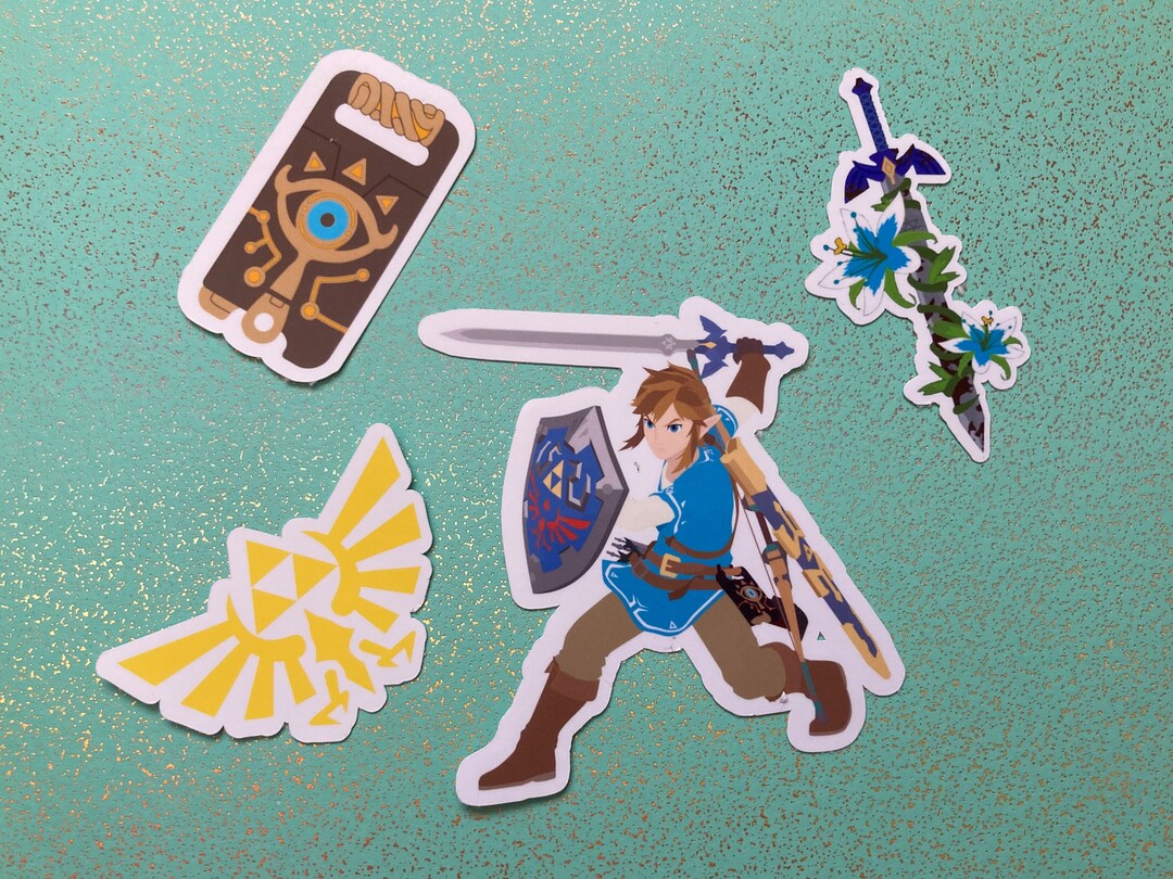 Legend of Zelda Link Sticker Set - Etsy
