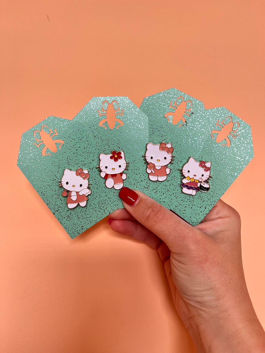 Hello Kitty Pin Badge Etsy