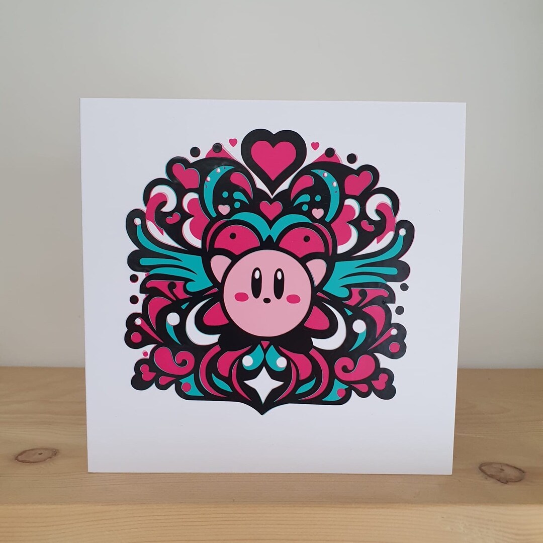 Kirby Greeting Card - Etsy