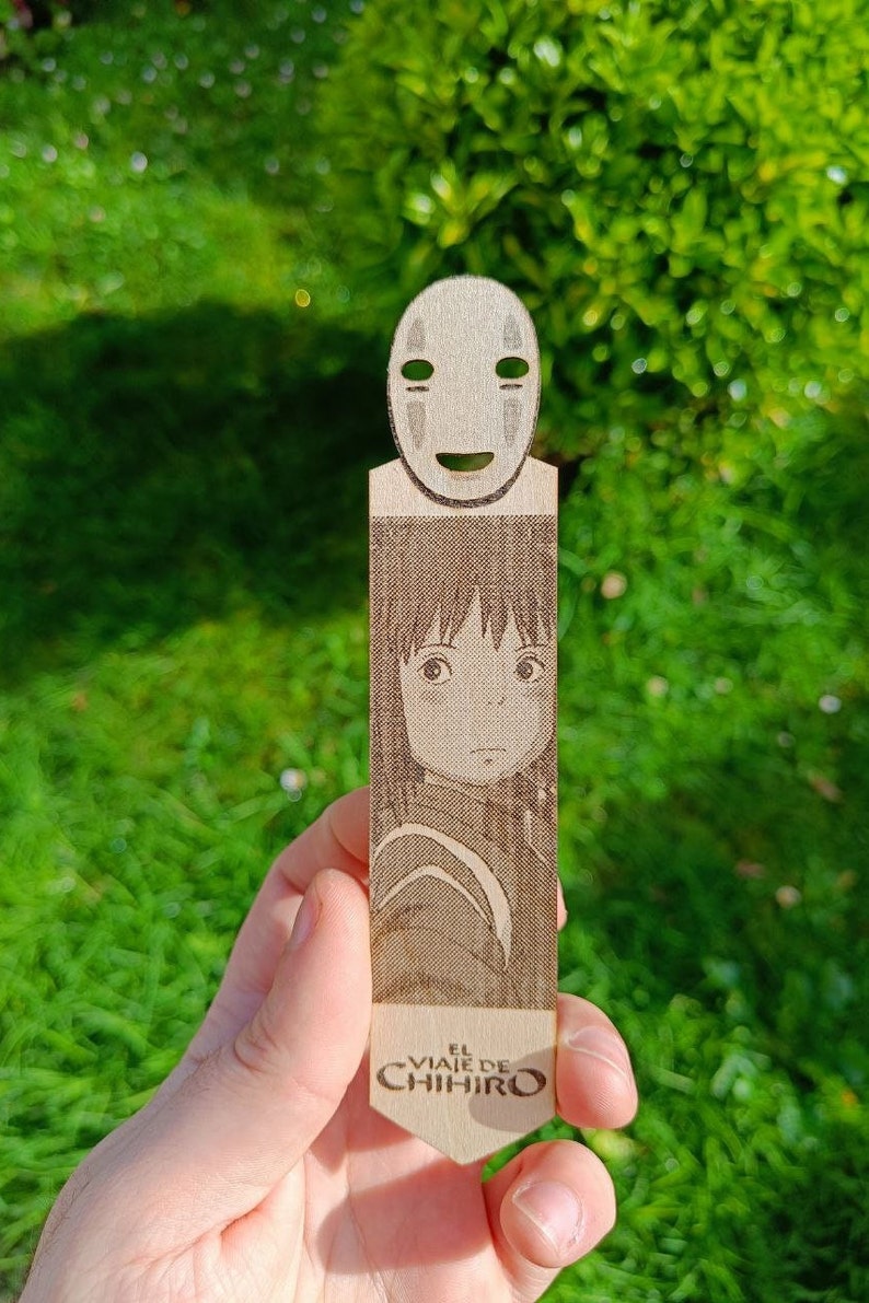 Studio Ghibli Wooden Bookmark - Etsy UK