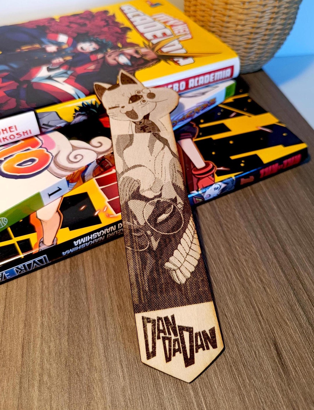 Dandadan Bookmark by Ken Takakura Wooden Bookmark Manga and Anime - Etsy