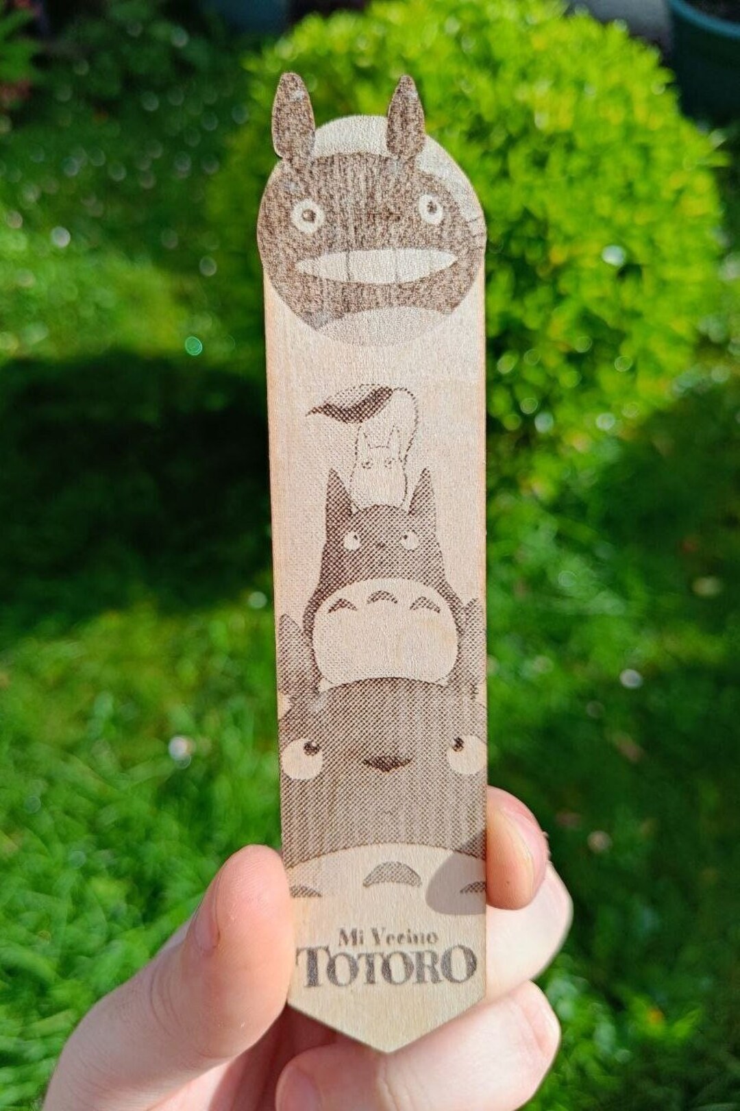 My Neighbor Totoro Wooden Bookmark by Studio Ghibli - Etsy