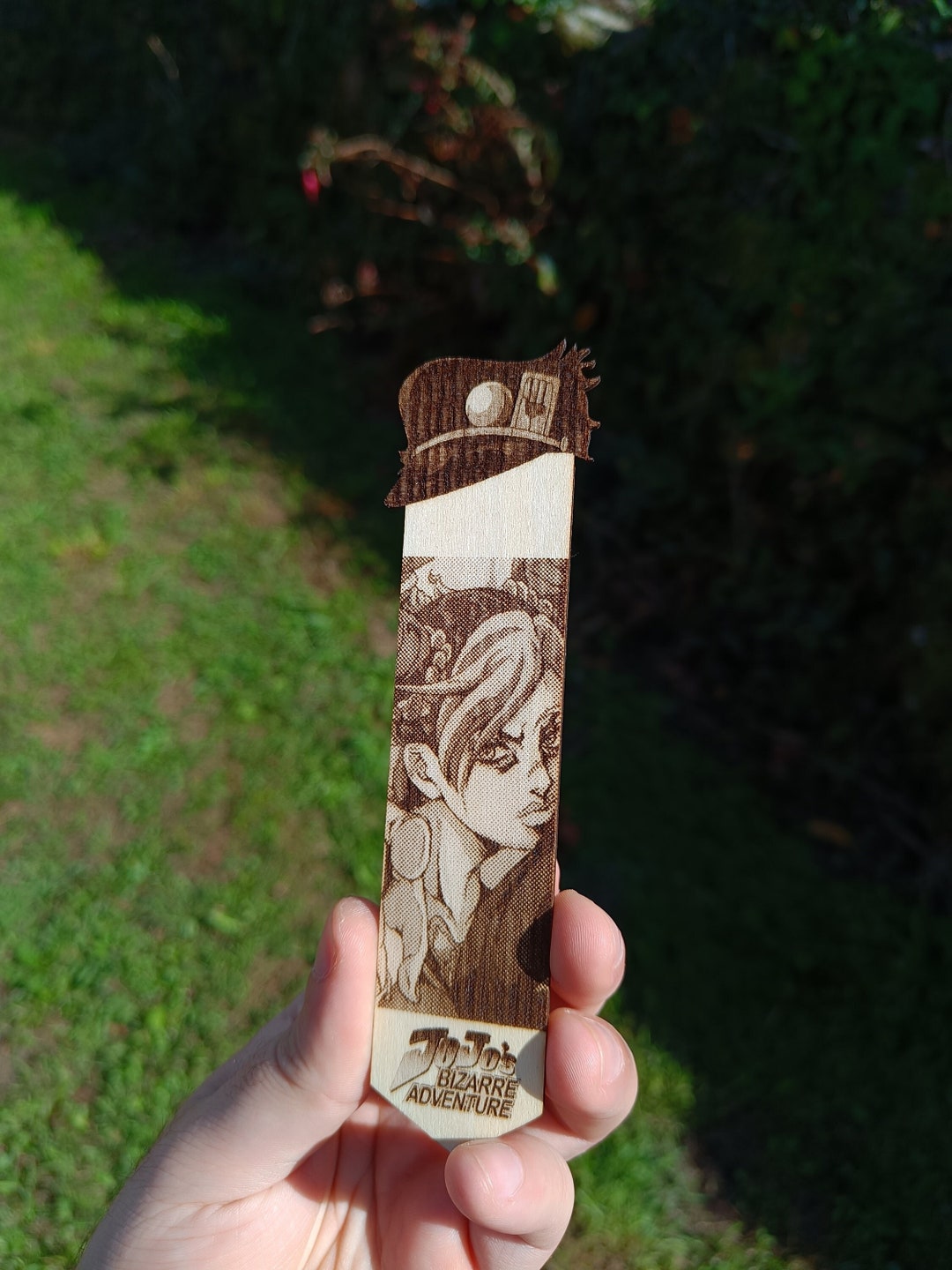 Jojo's Wooden Bookmark From Manga and Anime - Etsy UK
