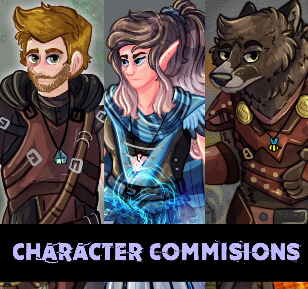 Fantasy Custom Character Portrait, Custom Game Character, Character ...