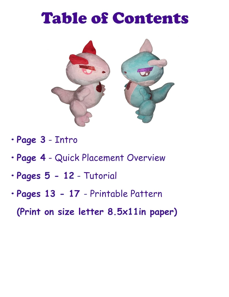 Carnotaurus Digital Plush Pattern and Tutorial - Etsy