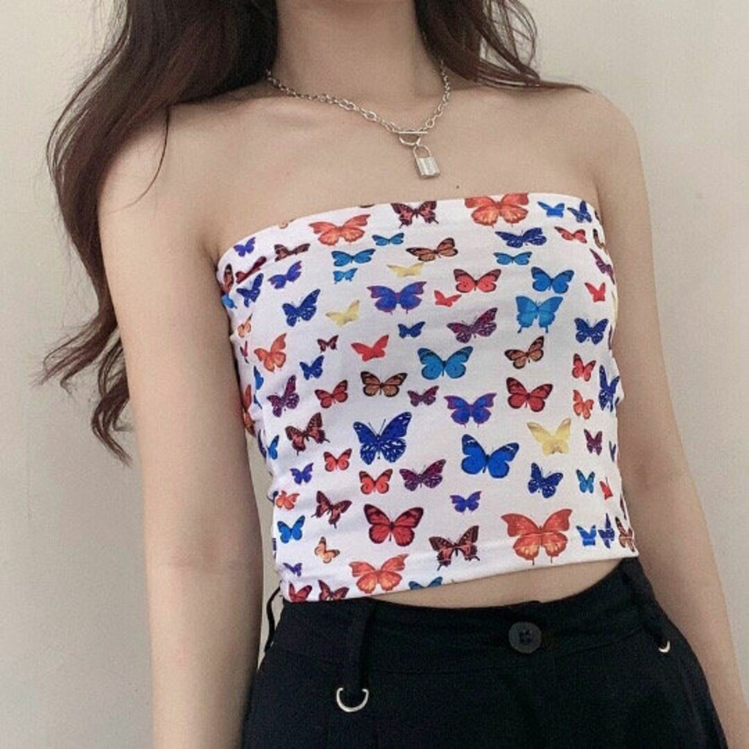Butterfly Tube Top - Etsy