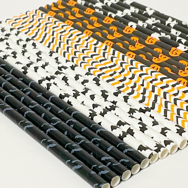 Orange Paper Straws - Etsy