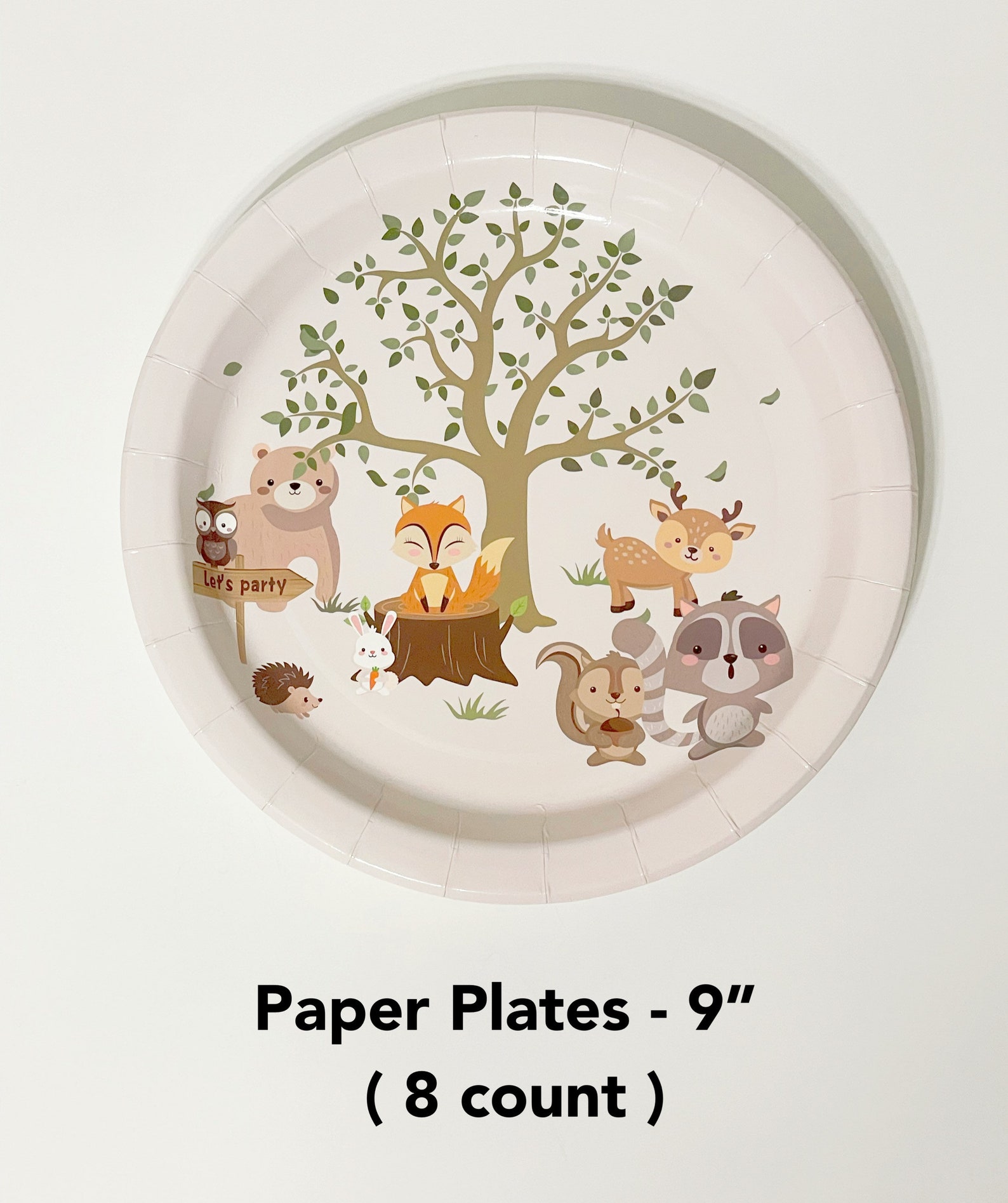 Woodland Animal Party Decor, Birthday Party Pack, Baby Shower Party ...