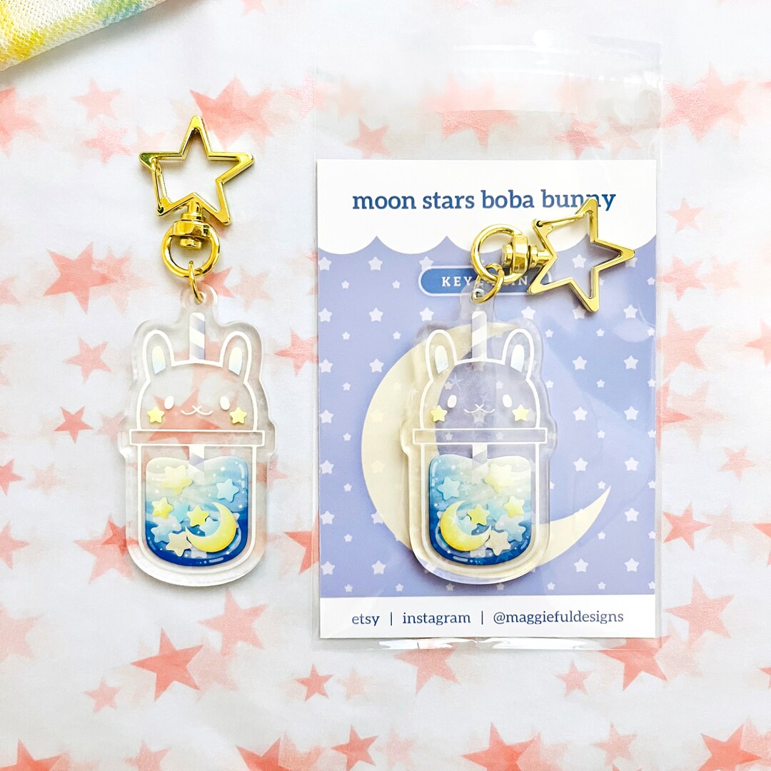 Kawaii Aesthetic Boba Bubble Tea Bunny Rabbit Usagi - Etsy