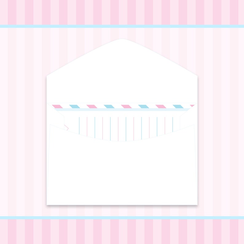 Super Cute Kawaii Pastel Airmail Paper Airplanes - Etsy