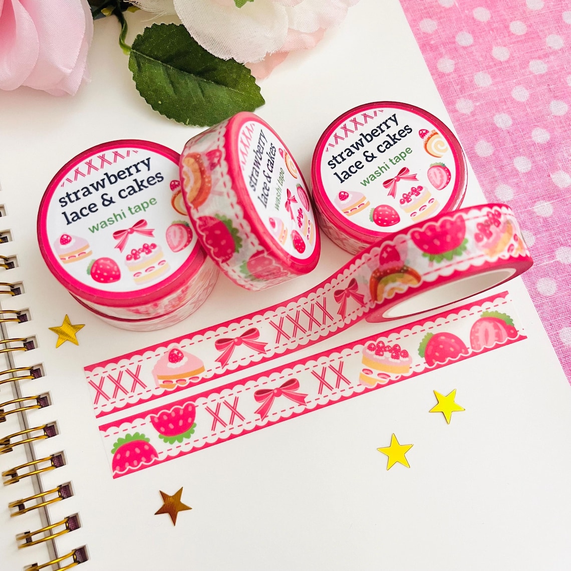 Strawberry Lace | Cute Ichigo Cakes | Red Lacy | Sweets Desserts ...