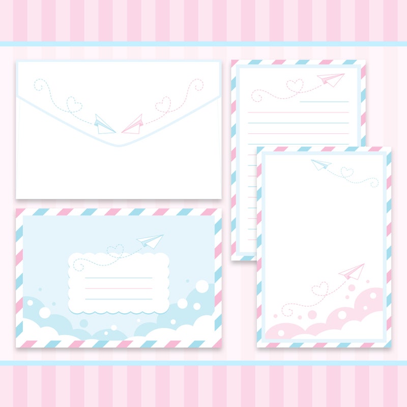 Vintage Kawaii Stationary - Etsy