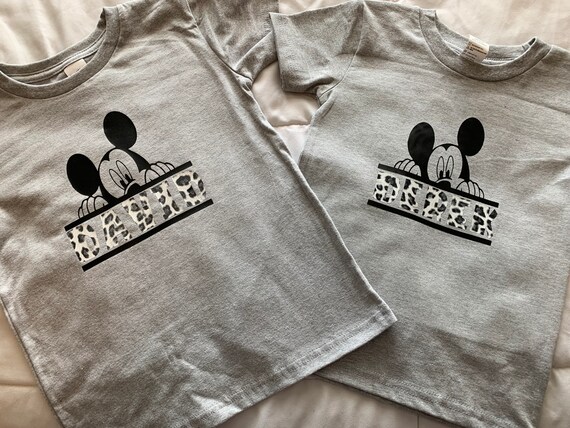 Kids Custom Mickey Mouse Shirt - Etsy