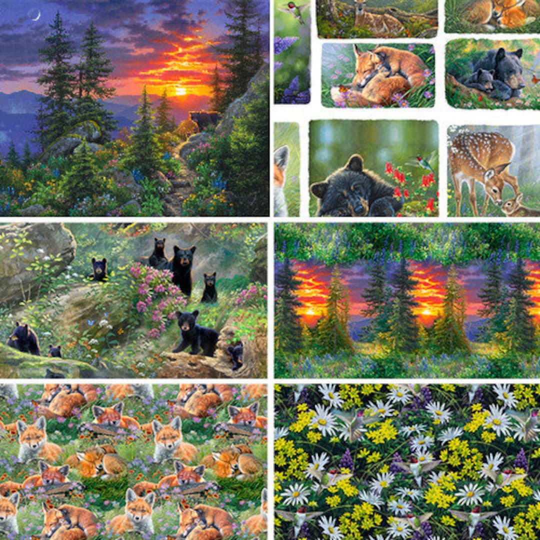 Mountain Sunrise Collection - 3 Wishes Fabric - Mountain Sunrise by ...