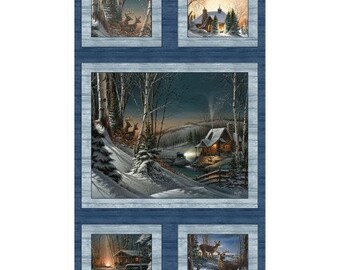 Terry Redlin Quilt Panel - Etsy