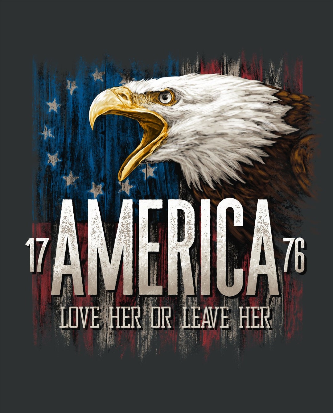 Strength & Honor - Less Whine - 1776 America - David Textiles - Etsy