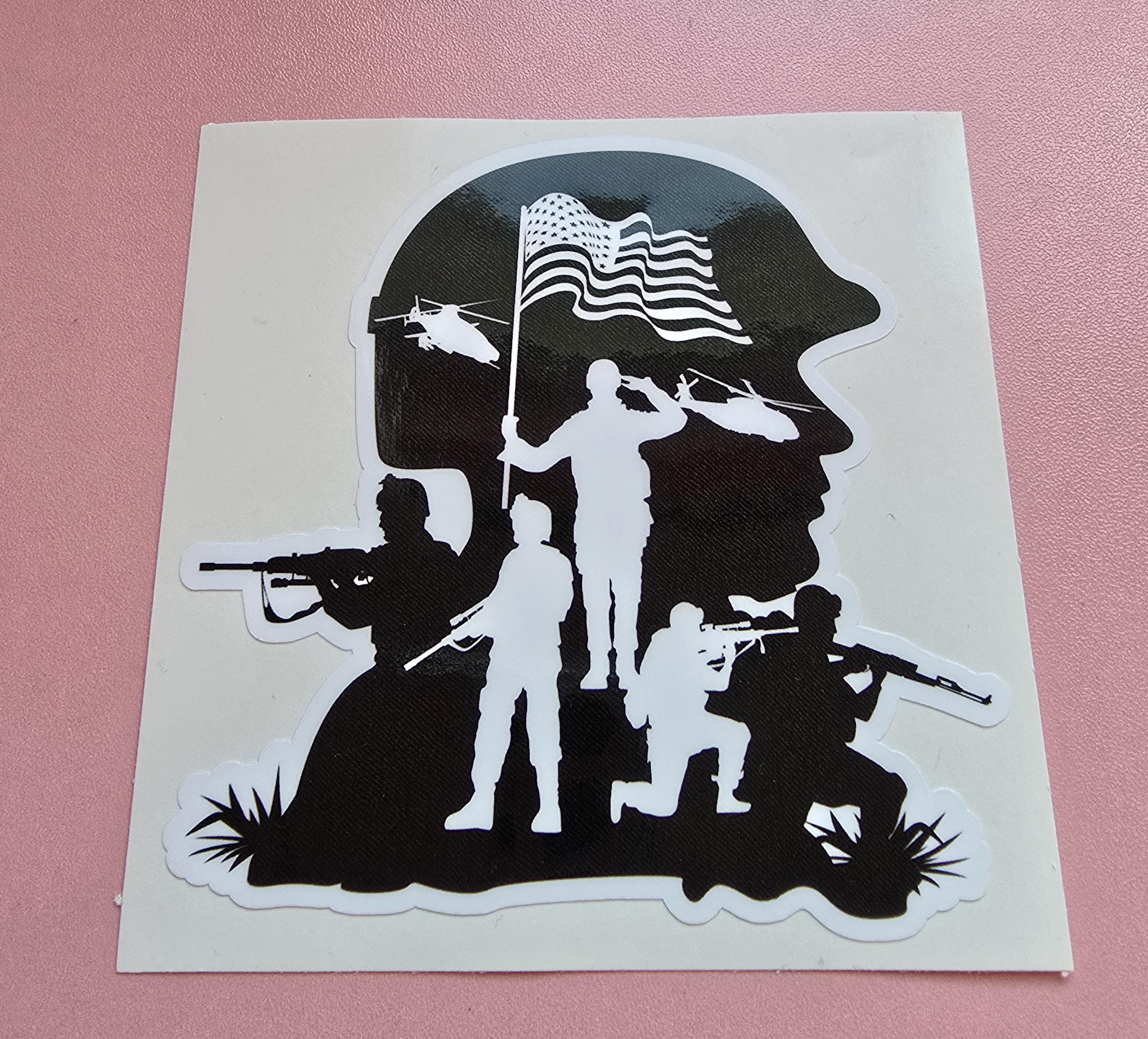 Military Sticker, US Soldier Sticker, US Soldiers Stickers, Military ...