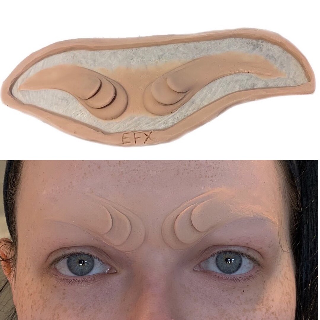 Alien Brow Prosthetic, Halloween, Cosplay, SFX, Makeup, Scifi, Fantasy ...