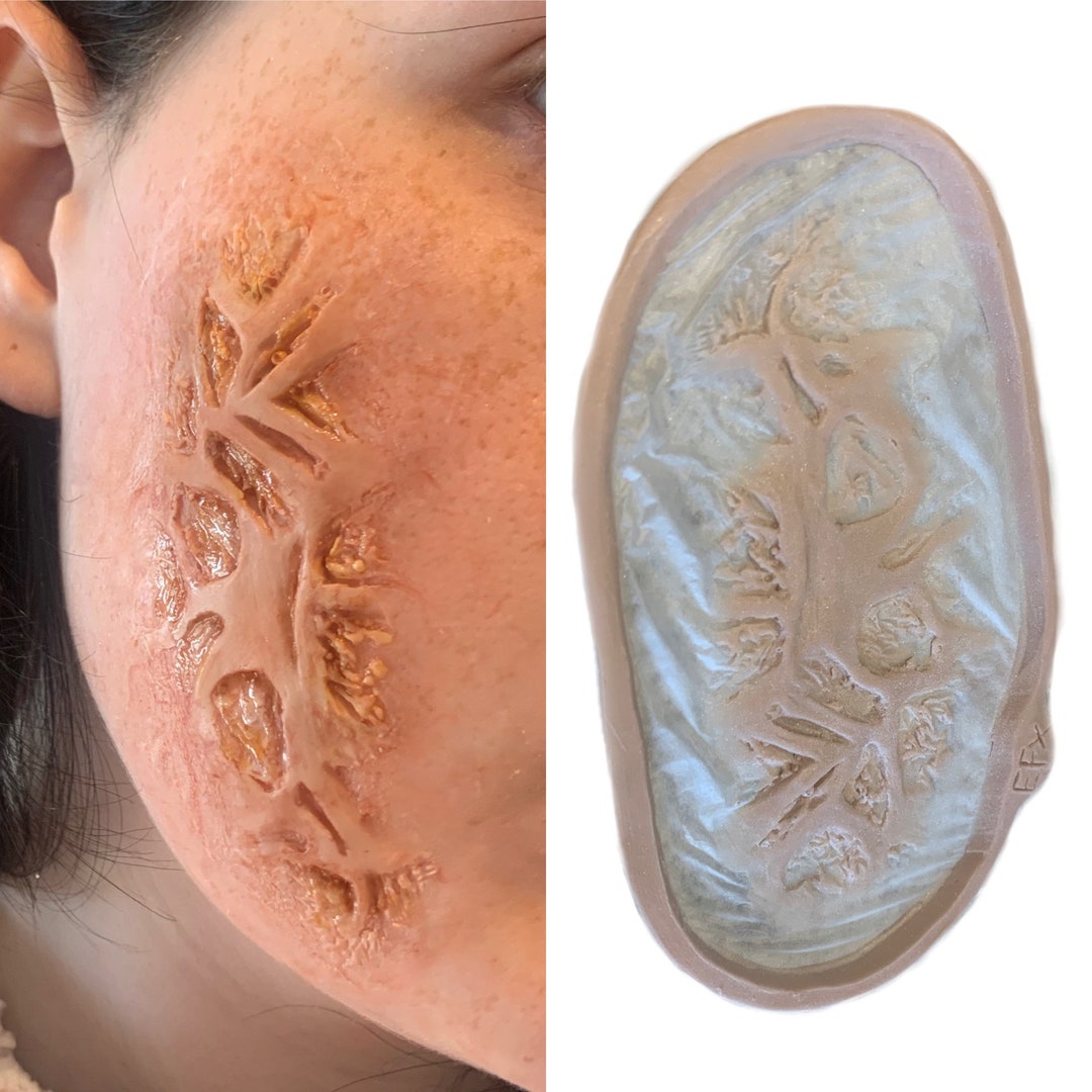 Decaying Skin Prosthetic, Gore, Zombie, Halloween, Horror, Blood ...