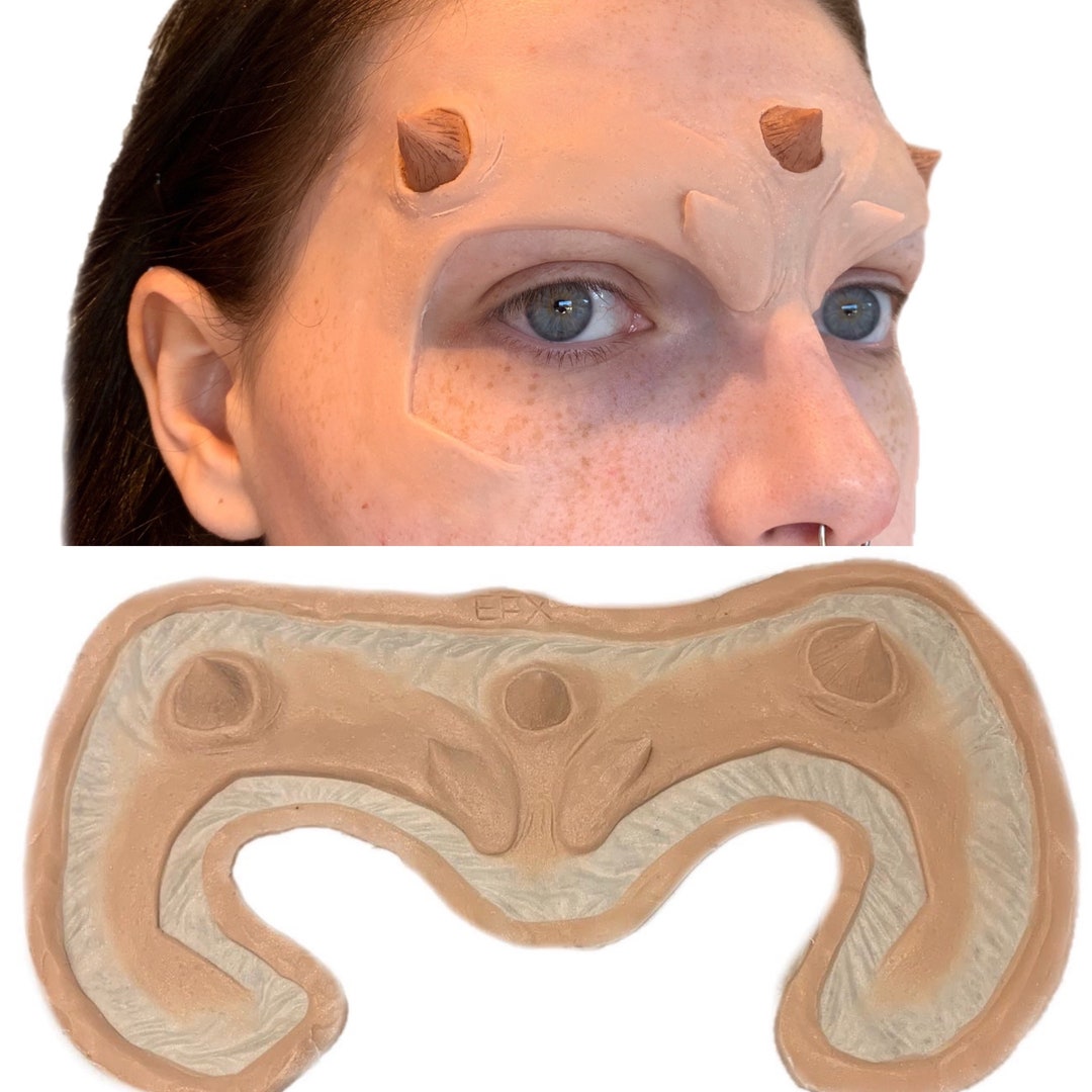 Prosthetic Forehead Piece Eye Socket Horns Scifi SFX - Etsy