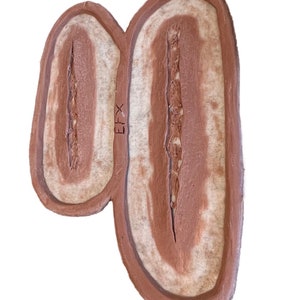 Cut Skin Prosthetic, Gash, Eye Wound, Animal Attack, Halloween, Gore ...