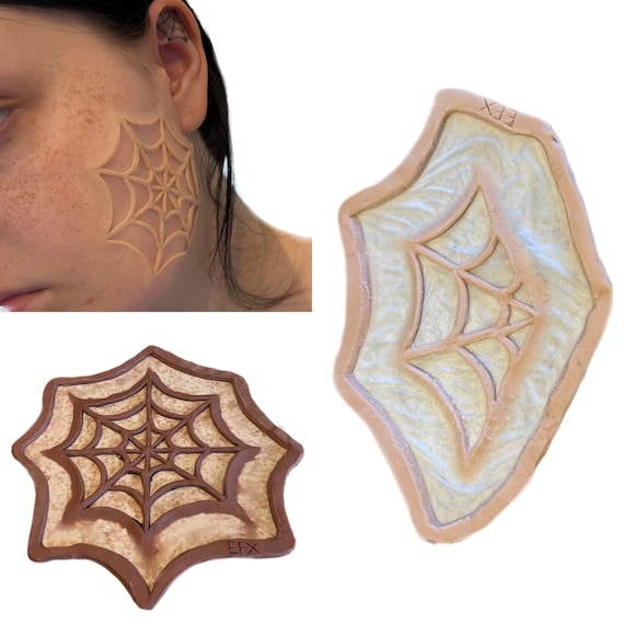 Spiderweb Prosthetic Pieces 2 Cobwebs Scifi Cosplay - Etsy