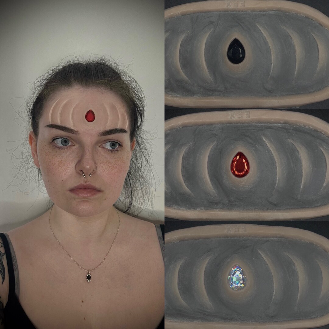 Alien Head Silicone Prosthetic, Sci-fi, Halloween, Cosplay, Horror, SFX ...