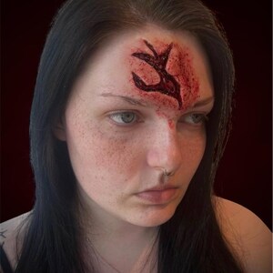 Beaten Up, Bludgeoned Wound Prosthetic, Gruesome, Horror, SFX, Makeup ...