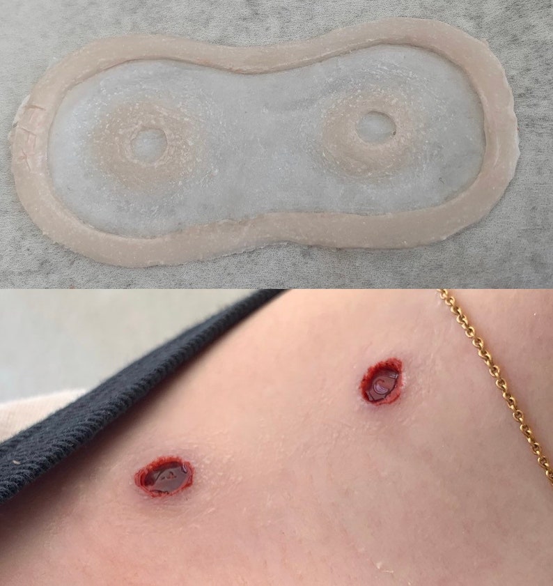 Vampire Bite Prosthetic Horror Cosplay Sci-fi Bloody SFX | Etsy