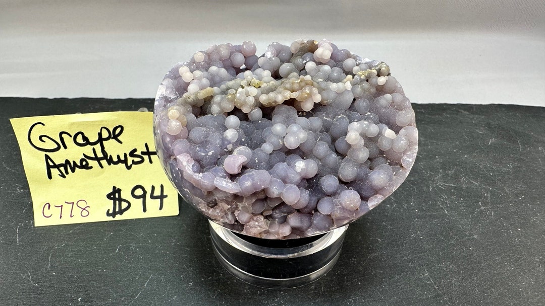 Grape Agate Egg - Etsy