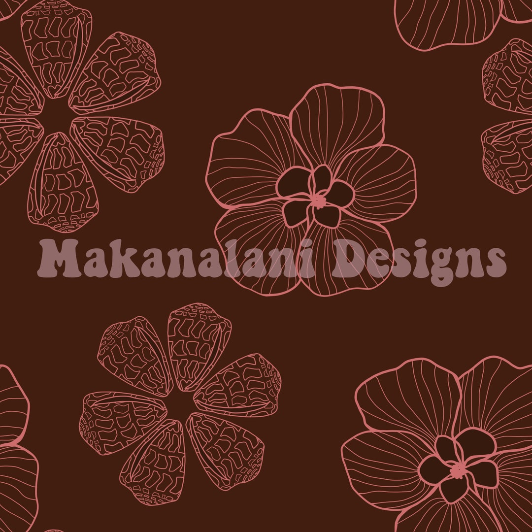 Seamless File Hebrew Puas W Hau In Chocolate Etsy