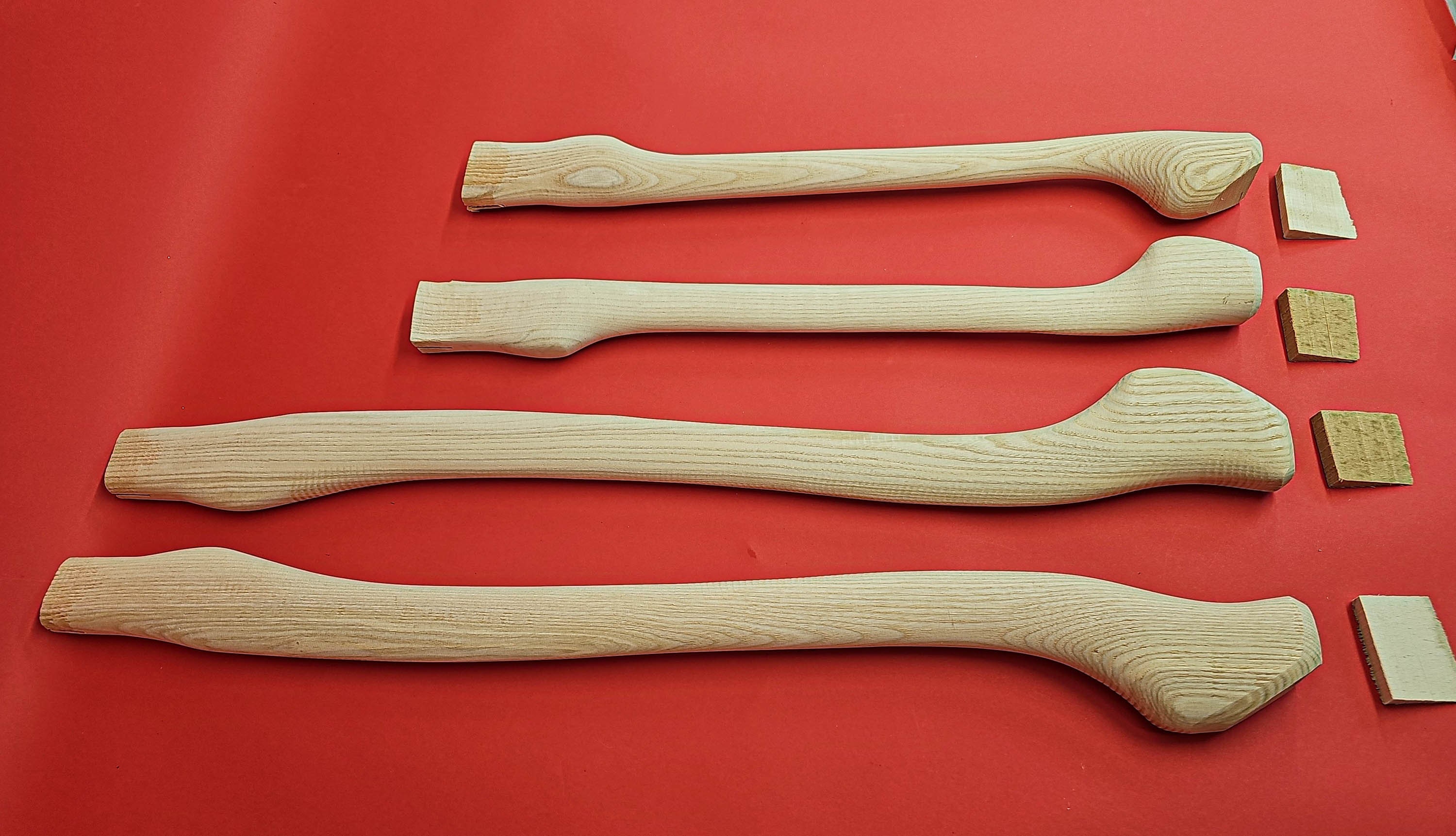 Lot of 4 Pcs 20" - 26" (500 - 660 Mm) Replacement Axe Handle Blank Hand ...