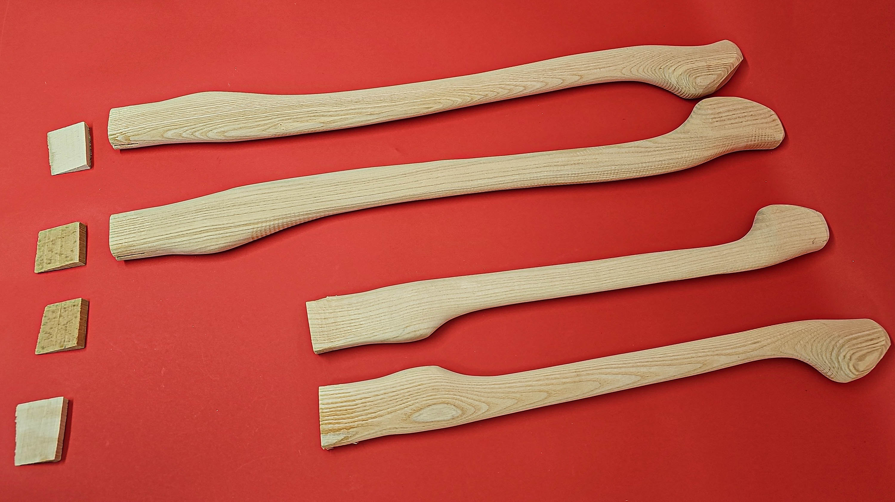 Lot of 4 Pcs 20" - 26" (500 - 660 Mm) Replacement Axe Handle Blank Hand ...