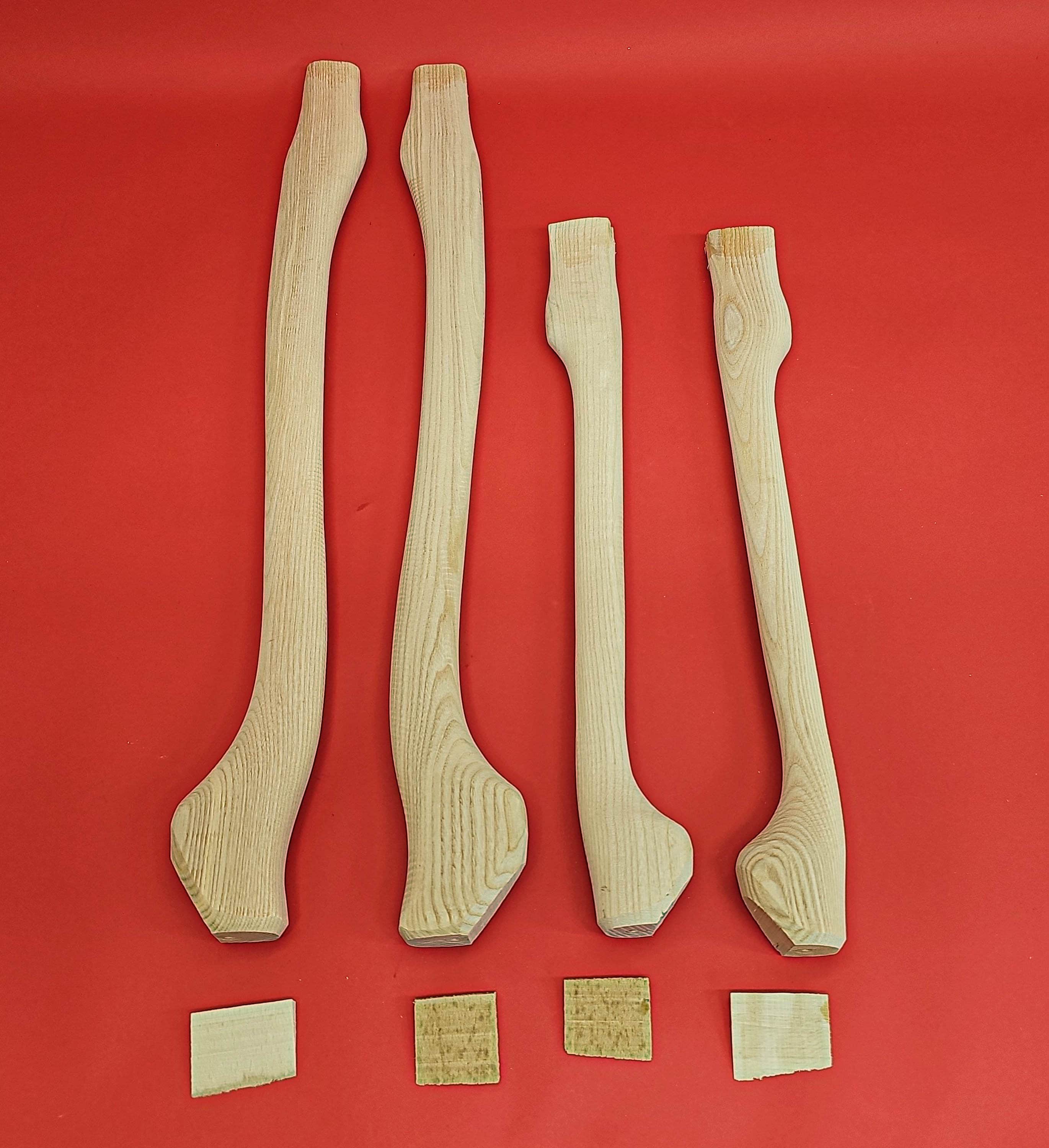 Lot of 4 Pcs 20" - 26" (500 - 660 Mm) Replacement Axe Handle Blank Hand ...