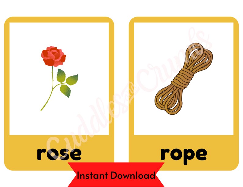 Long and Short O Sound Flashcards for Elementary, Homeschool, Young ...