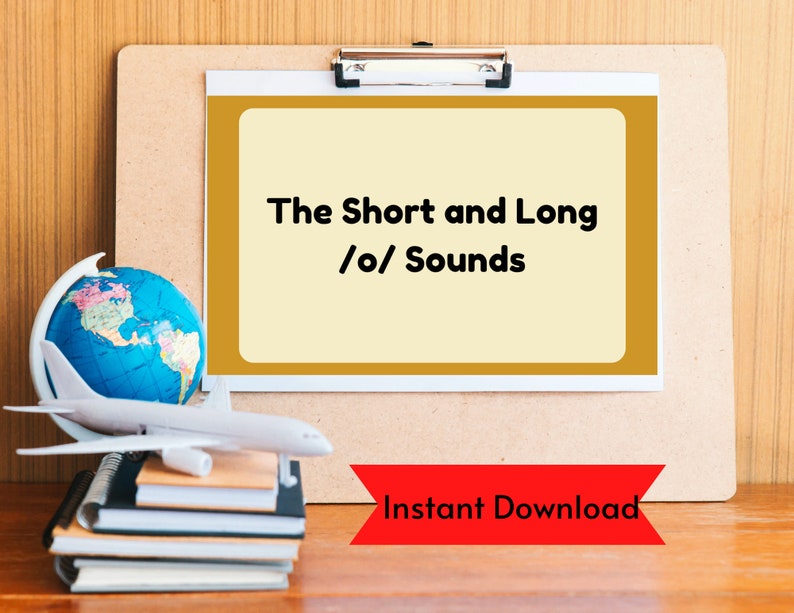 Long and Short O Sound Flashcards for Elementary Homeschool - Etsy
