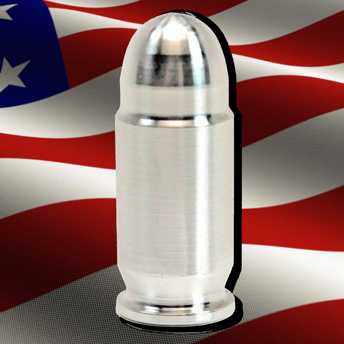 1 Oz Silver Solid .45 Caliber Bullet Replica - Etsy