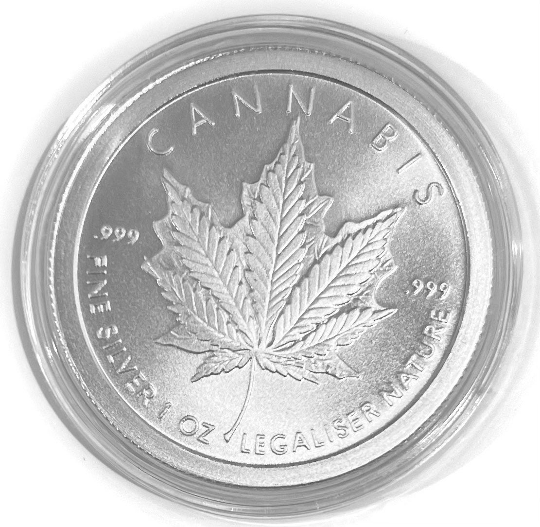 1 Oz Silver Shield Royal Highness Weed Silver Round Free - Etsy