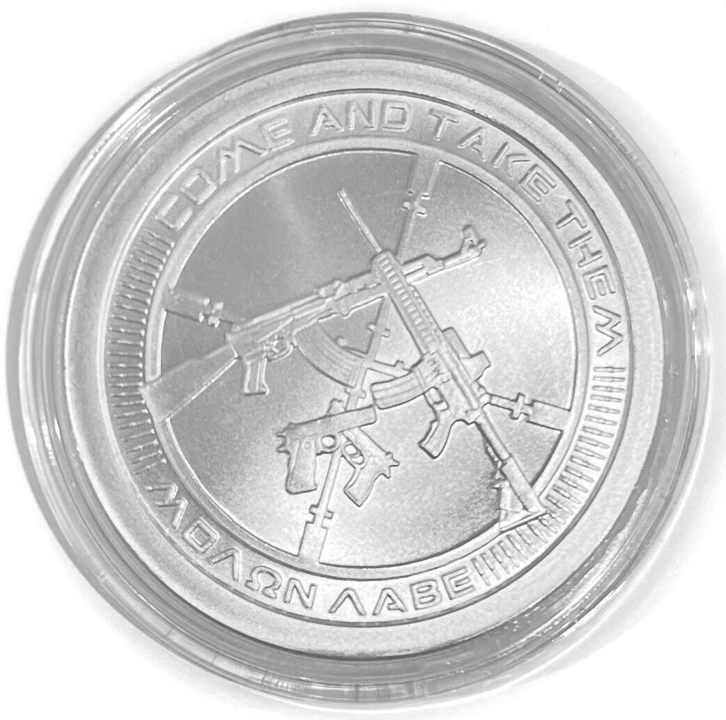 1 Oz Silver Roundak-47 Come and Take Them Free Capsule & Gift Pouch - Etsy